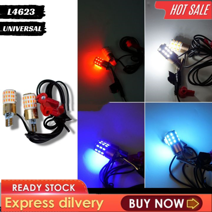 T10 Dual Contact Signal Light and Park Light with Dual Color Firefly ...