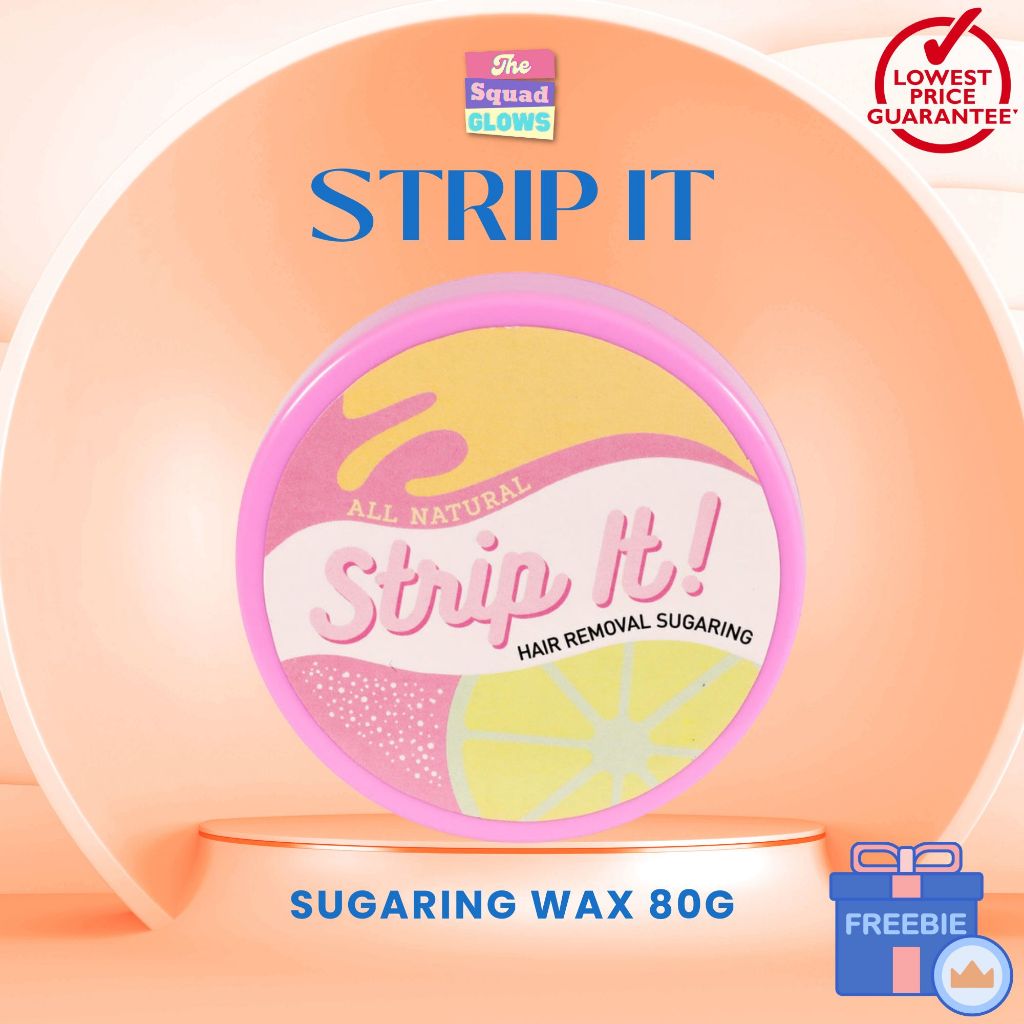 Strip It Hair Removal Sugaring Cold Sugar Wax 80g kit 100% All Natural ...
