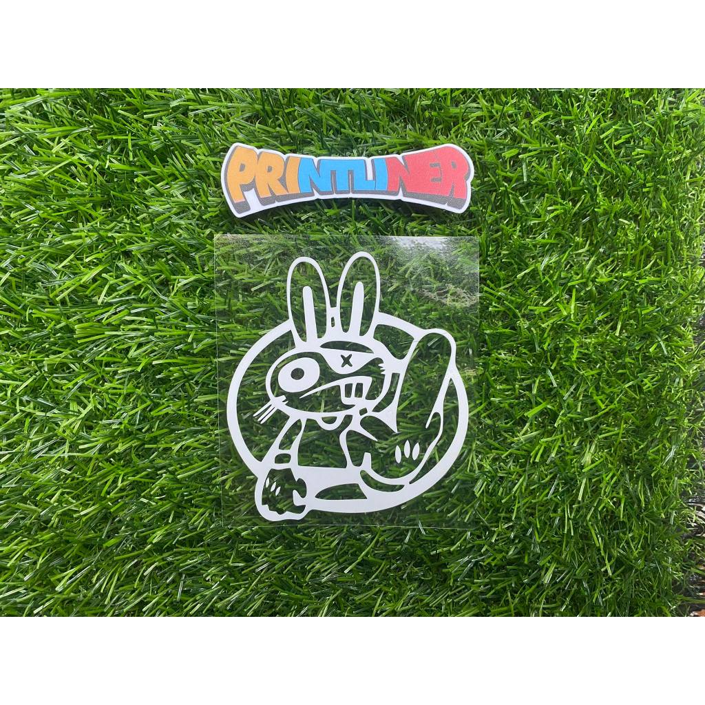 RABBIT DRIFT BUNNY 1 STICKER DECALS FOR MOTORCYCLE, CARS & ETC ...