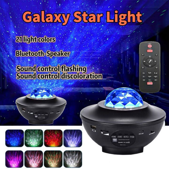 21 Lighting Modes LED Starry Projector Night Light Galaxy Starry ...