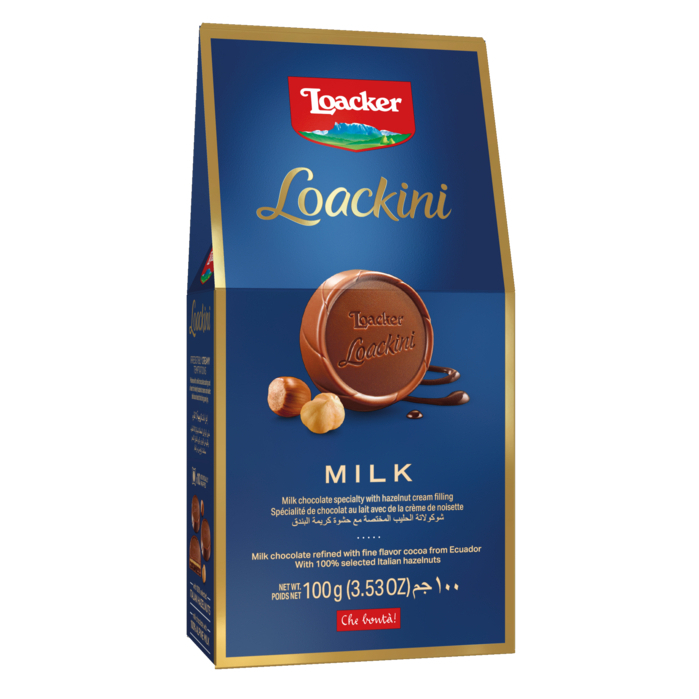 Loacker Loackini Milk Chocolate with Italian Hazelnuts (100g) | Shopee ...