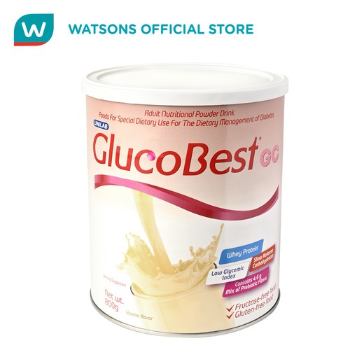 GLUCOBEST Adult Nutritional Powder Drink Vanilla Flavor 800g | Shopee ...