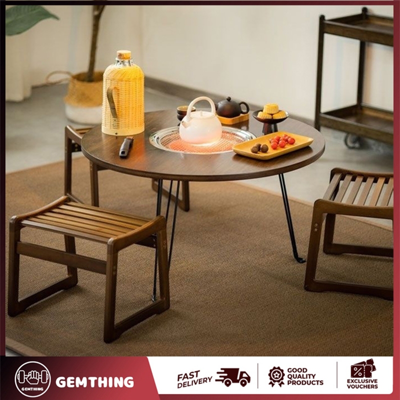 Foldable Barbecue Table Camping Outdoor Hot Pot Table Heating Barbecue ...
