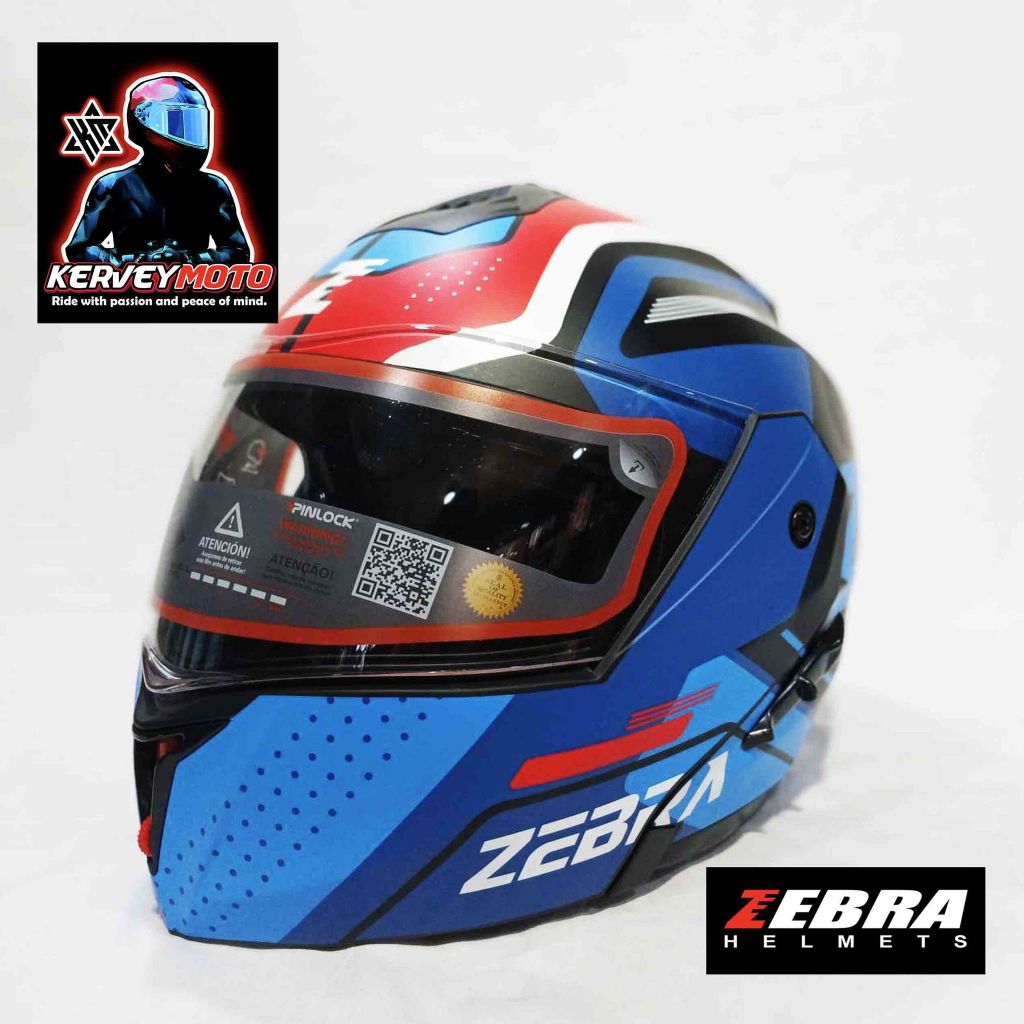 ZEBRA YM-602 modular helmet | Shopee Philippines