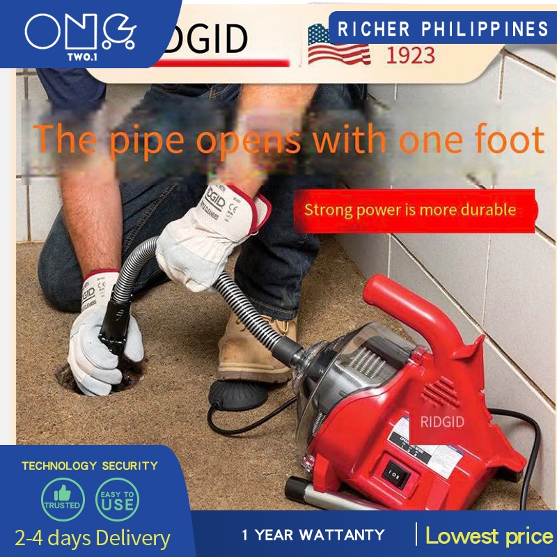 RIDGID PowerClear™ R7 Drain Cleaning Machine, Sink Machine, 3/4 to 1 1/ ...