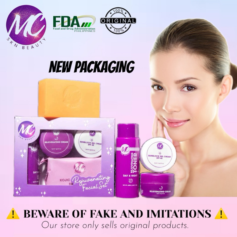 𝐎𝐑𝐈𝐆𝐈𝐍𝐀𝐋 MC Rejuvenating Facial Set Anti Melasma Anti Pekas Set ...