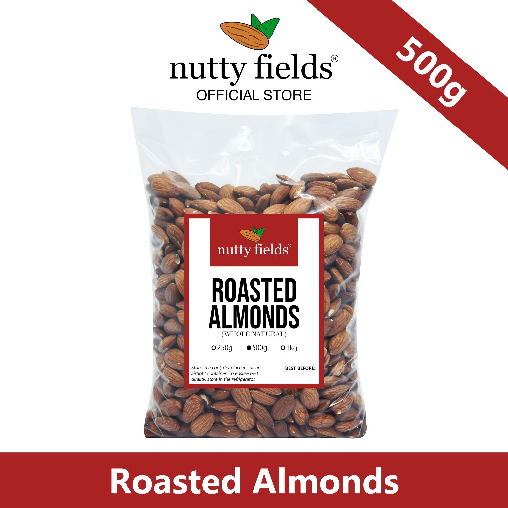 Roasted Almonds (250g - 1kg) by Nutty Fields | Shopee Philippines