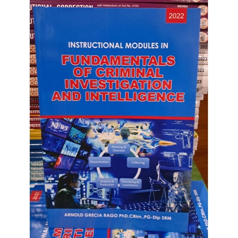 Fundamentals of Criminal Investigation & Intelligence Instructional ... Fundamentals of Criminal Investigation & Intelligence Instructional ...