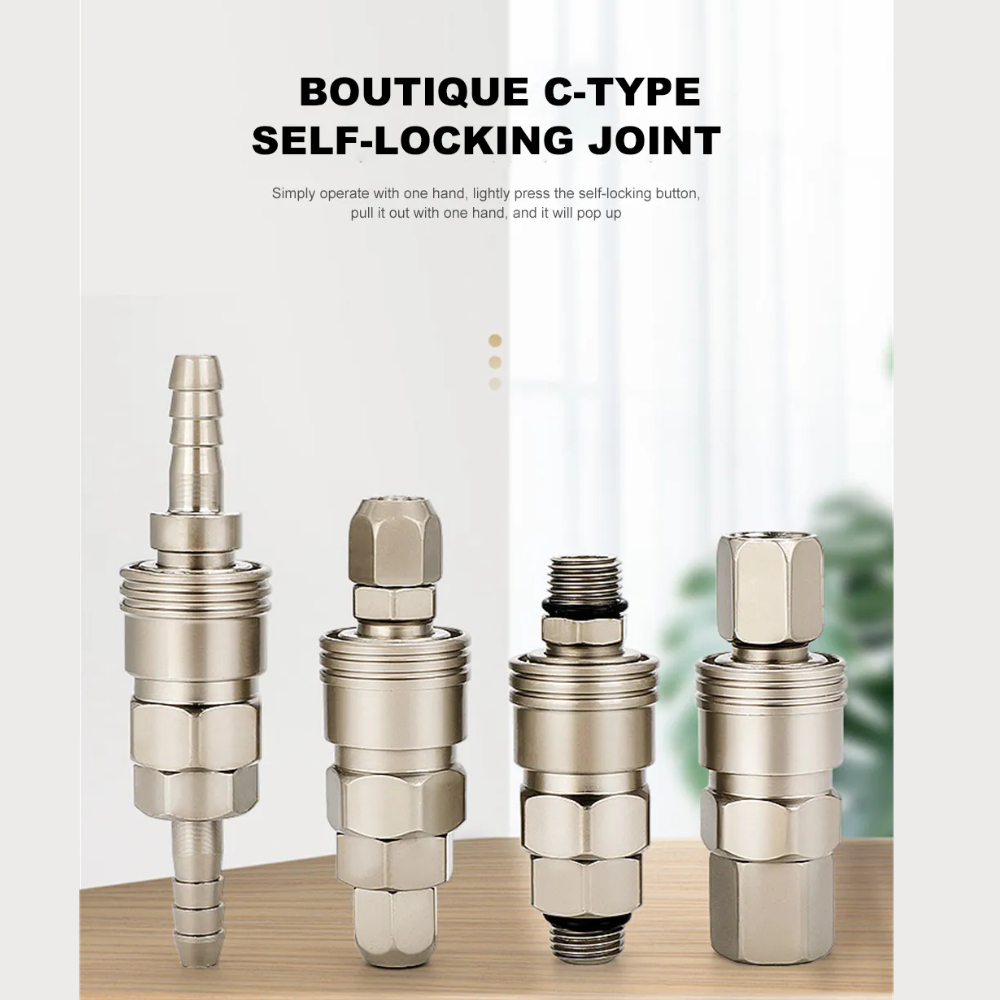 C-type Self-locking Quick Connector, Single Hand Self-locking ...