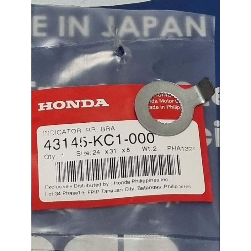 Honda Tmx155 Chain Adjuster Brake Indicator (replacement) | Shopee ...