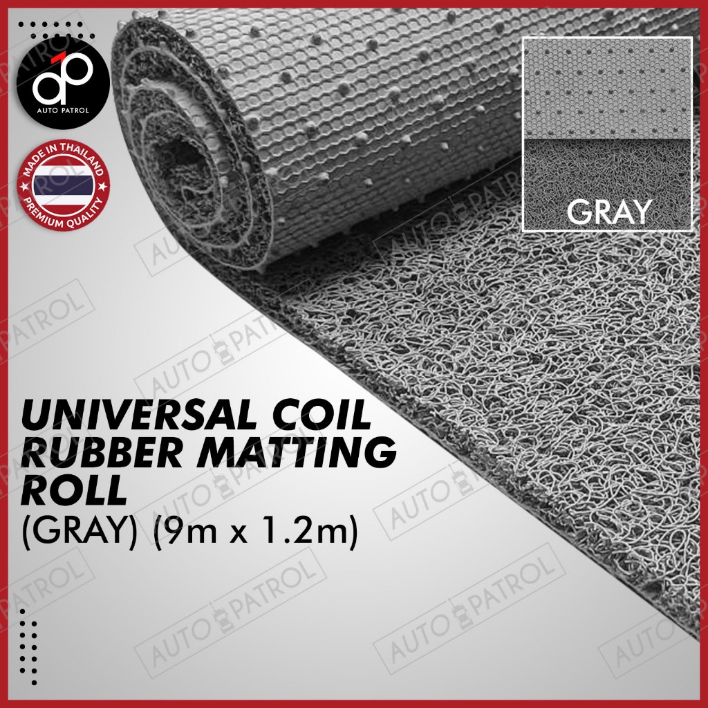 Universal SPAGHETTI / COIL Rubber Matting - 1 Roll 9meters x1.2meter ...