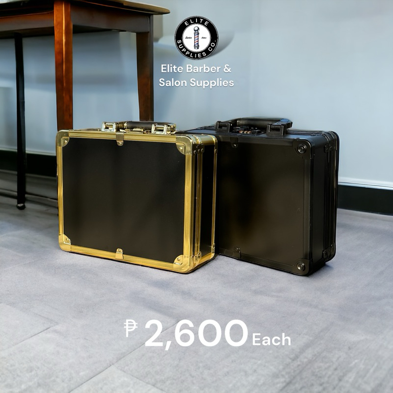 Barber box in Silver or Black Barber Case tools organizer barber bag ...