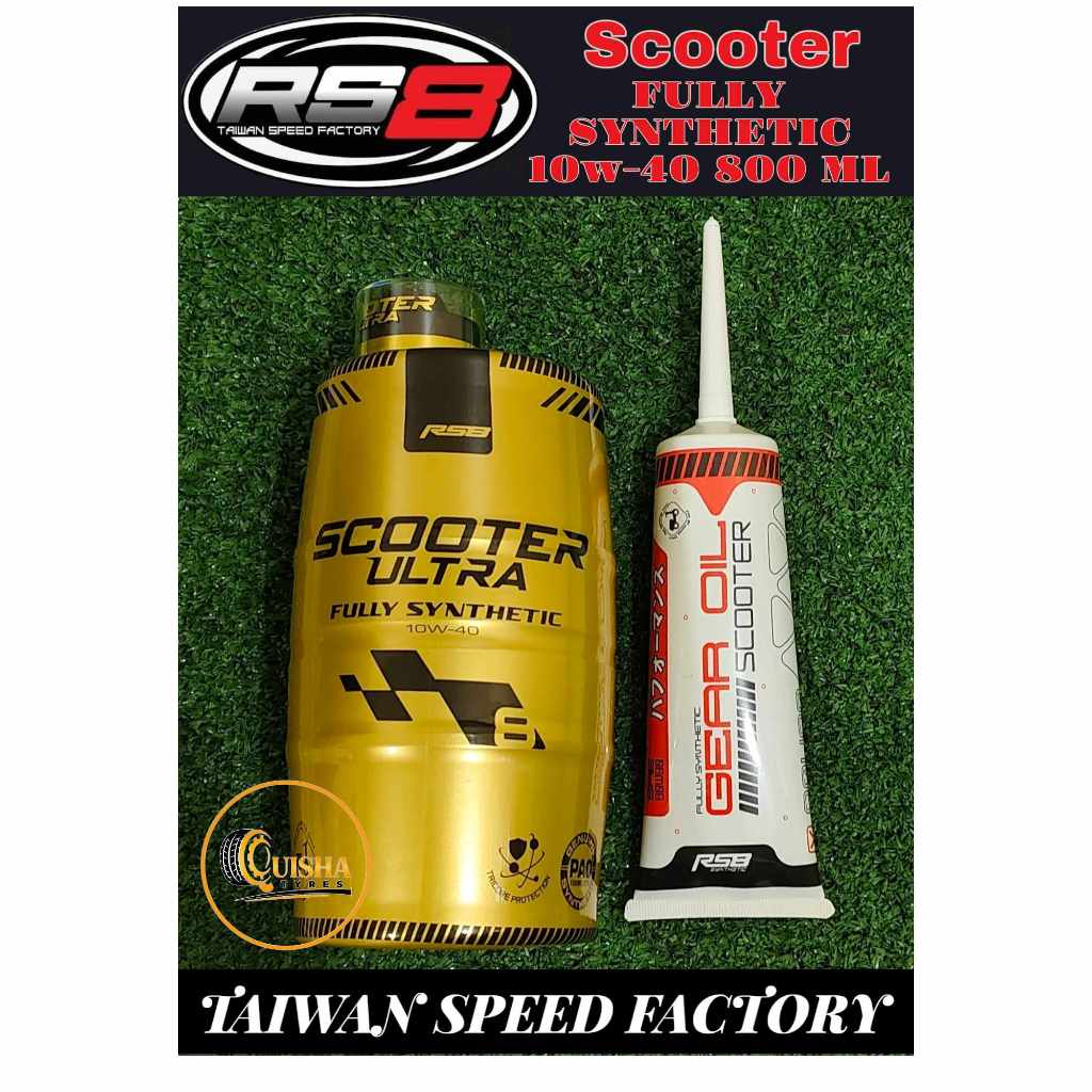 RS8 10W-40 ULTRA (FULLY SYNTHETIC) 800 ML, 1LITER & GEAR OIL 120ML ...