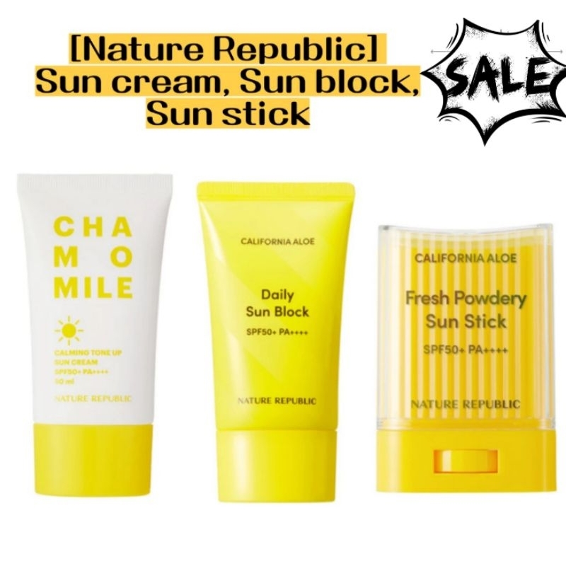 NATURE REPUBLIC CALIFORNIA ALOE CALMING TONE UP SUNSCREEN & DAILY ...