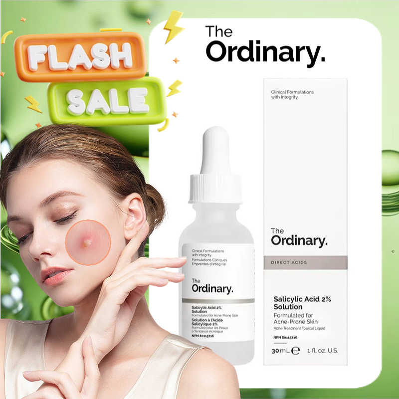 The Ordinary Salicylic Acid 2% Solution Acne And Pimple Remover Dark ...