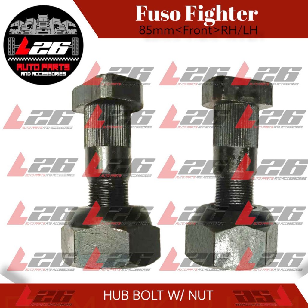 Mitsubishi Fuso Fighter HUB BOLT W/ NUT FRONT 85mm RH/LH | Shopee ...