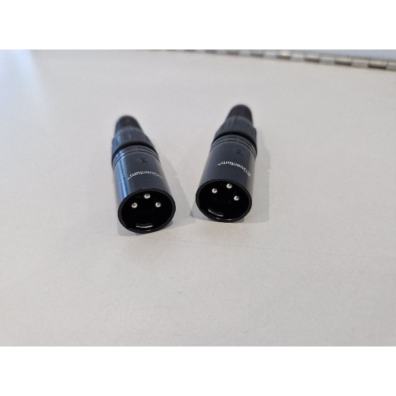 QX-10008B/QX10009B QUANTUM XLR MALE/FEMALE PLUG 3P BLACK COLOR | Shopee ...