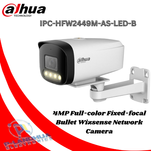 Dahua IPC-HFW2449M-AS-LED-B 4MP Full-color Fixed-focal Bullet Wizsense Network Camera | Shopee ...