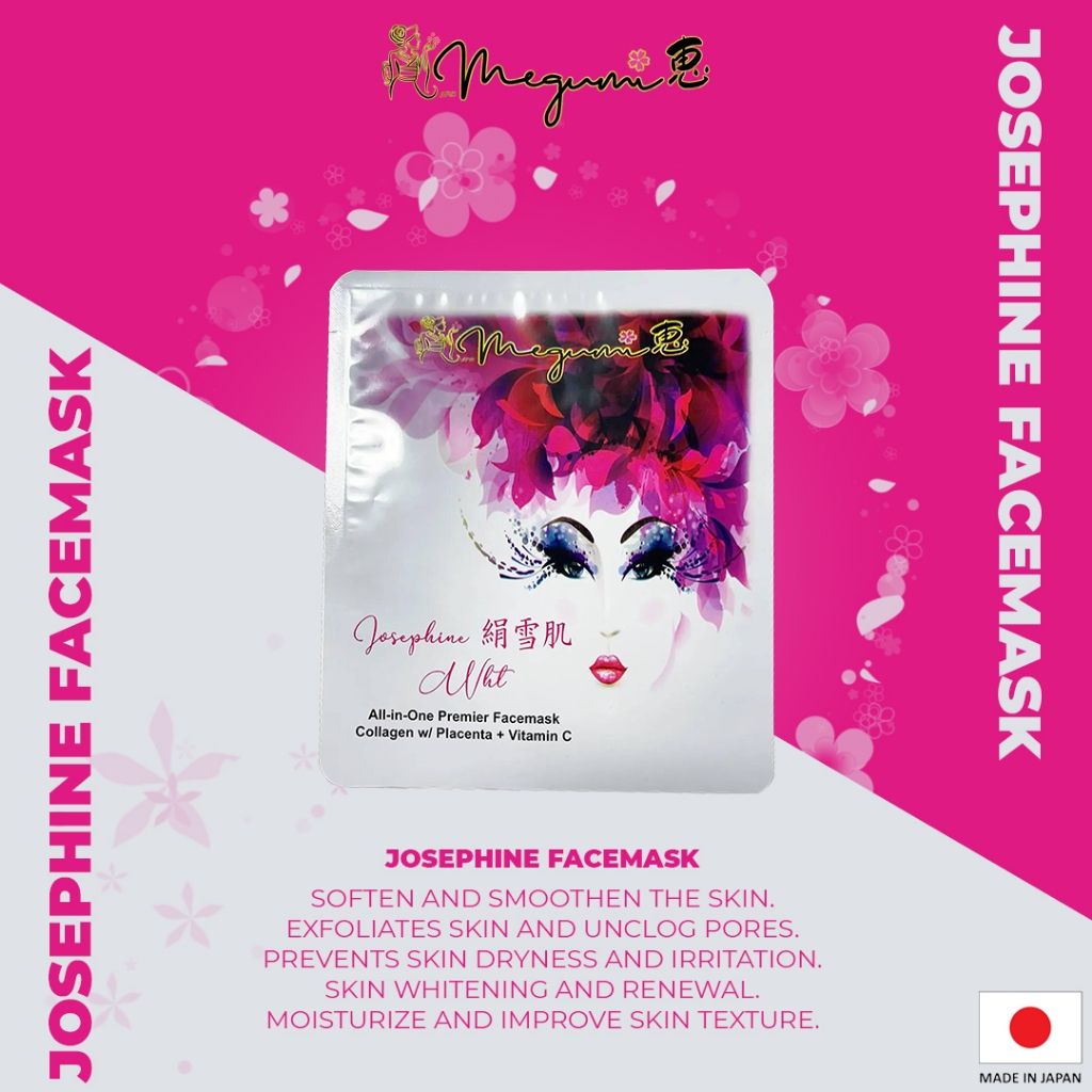 megumi Josephine Facemask Kinu Yuki Hada / Whitening / Acetylcysteine ...