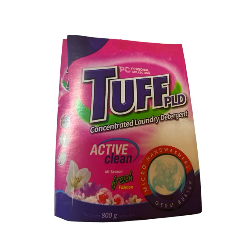 TUFF PLD Concentrated powder Laundry Detergent Active Clean 800g ...