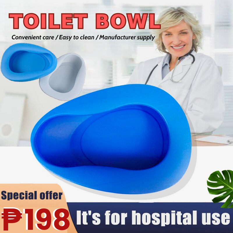 Portable Bedpan Patient Elderly Potty Chair Thick Plastic Urine Bowl ...