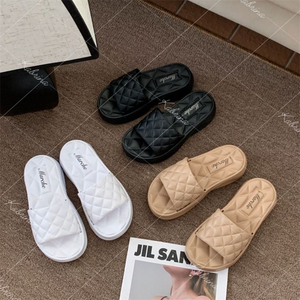 Kabrina Cross Full Strap Wedge Sandals For Women (+1 up size) | Shopee ...