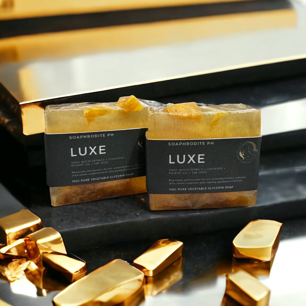 Soaphrodite PH LUXE 24k Gold Snail Pure Vegetable Glycerin Soap 130g ...