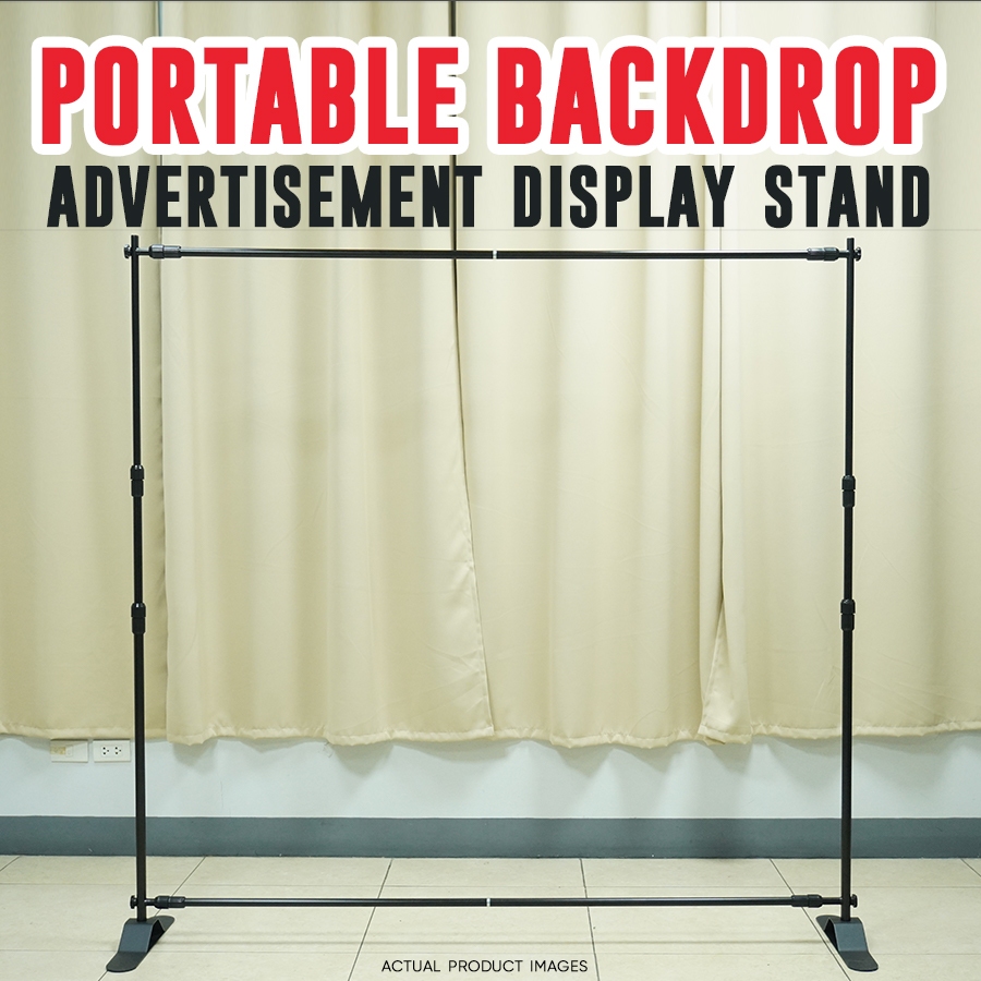 KGS Portable Backdrop Event Stand 2.3 and 3m (W) x 2.3m (H) Event and ...