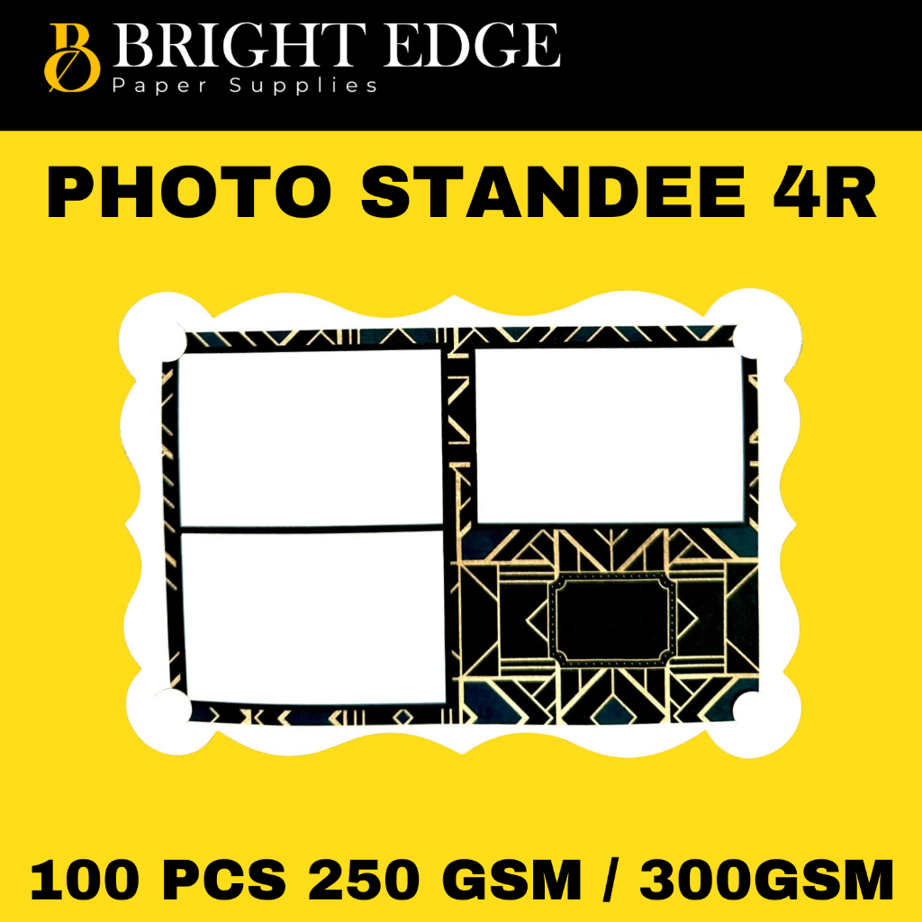 4R PHOTO STANDEE (CLOUD) Dual Stand 250GSM / 300GSM 100pcs | Shopee ...