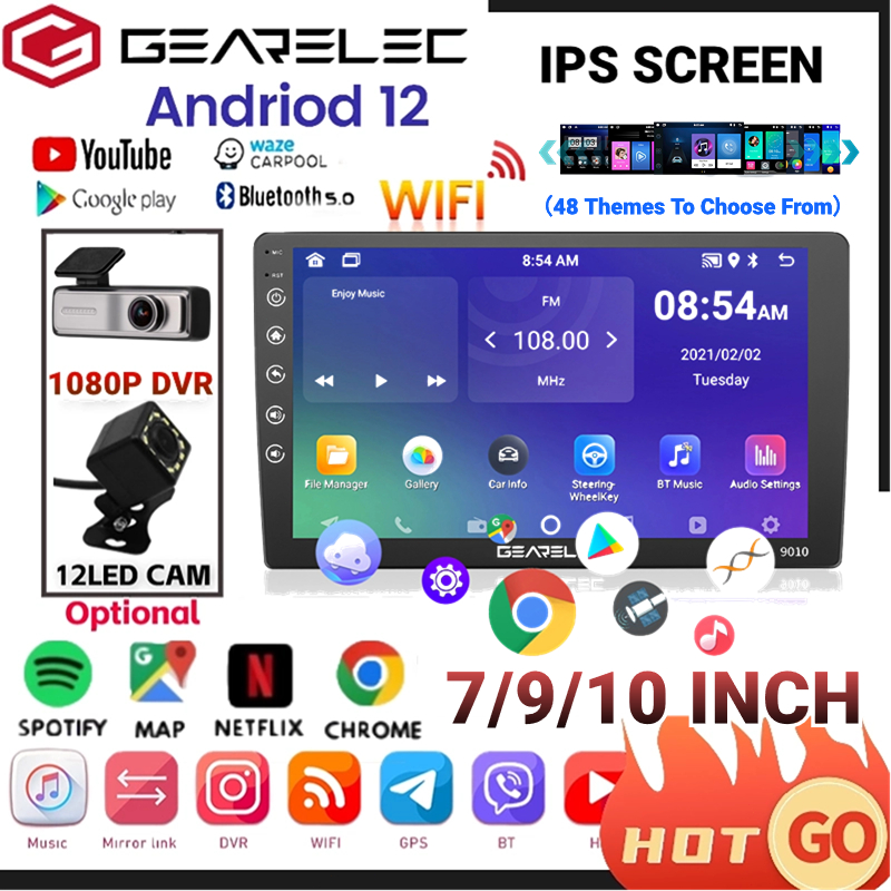 Gearelec Android Car Stereo With Bluetooth Gps Fm Car Touch Screen