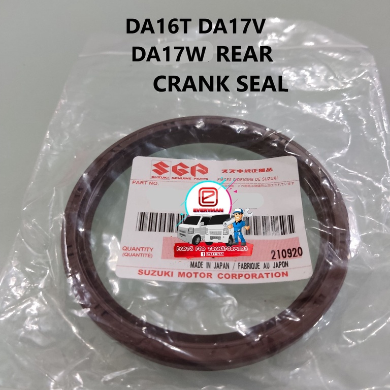 SUZUKI DA16T / DA17V / DA17W REAR CRANK SEAL | Shopee Philippines