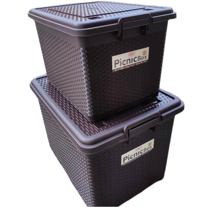 STORAGE BOX 77L & 49L RATTAN STORAGE BOX Zooey Rattan Picnic Box ...