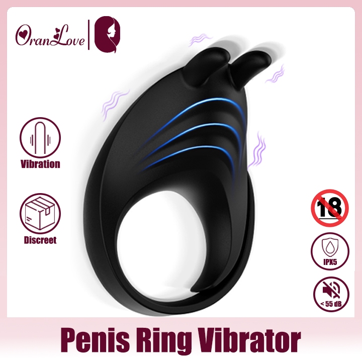 ORAN Rabbit Penis Ring Vibrator Couple Adult Sex Toy for Men | Shopee Philippines
