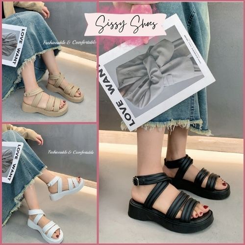 Sissy Shoes New Chic Stellar Gladiator Posh Rubber Sandals For Women ...