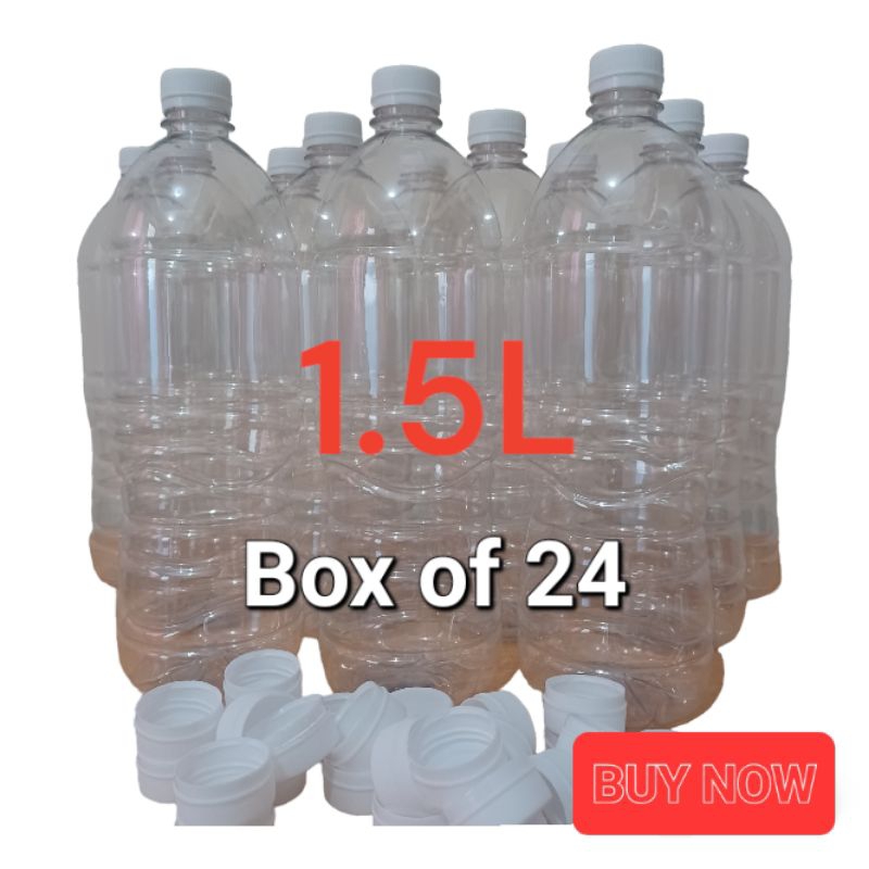 1.5 Liter 24 pcs with box,(1500ml) PET Plaatic Bottle, all new with ...