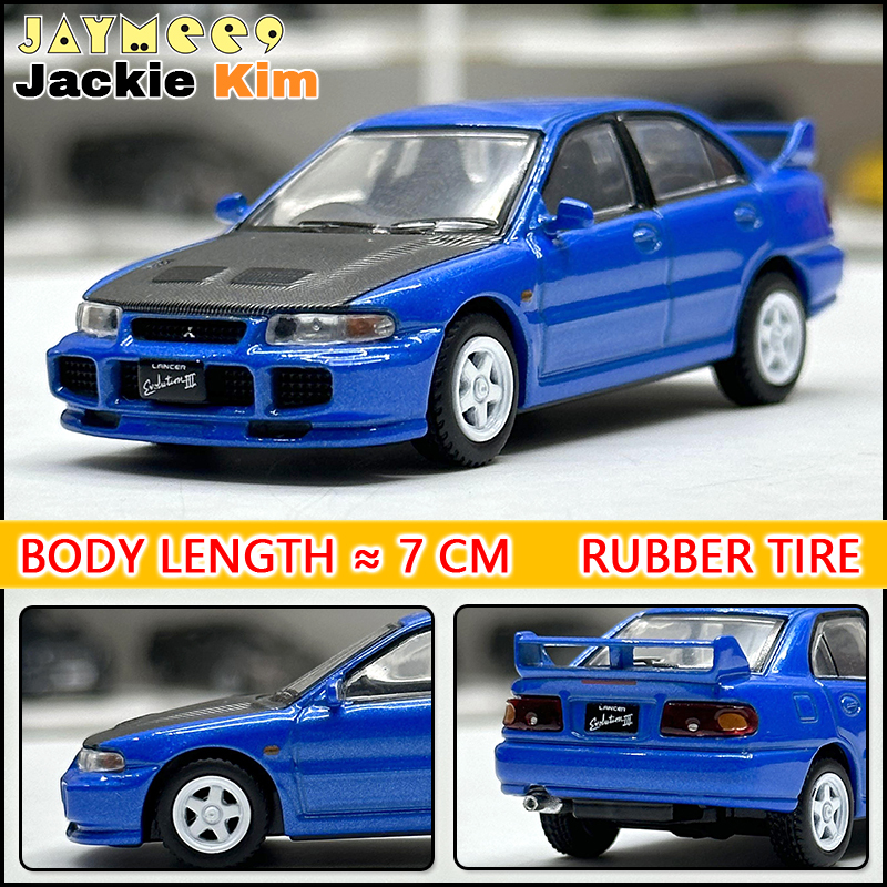 JKM 1:64 Scale MITSUBISH EVO 1 2 3 4 5 6 7 8 9 10 Lancer Evolution ...