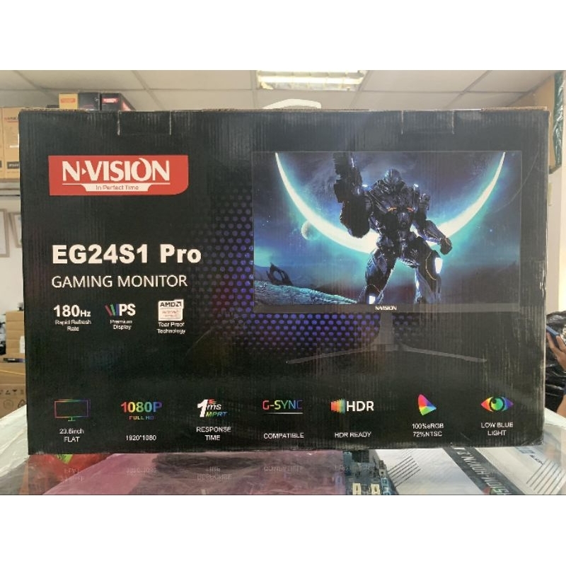 NVISION EG24S1PRO /EG24SW PRO 180HZ GAMING MONITOR | Shopee Philippines