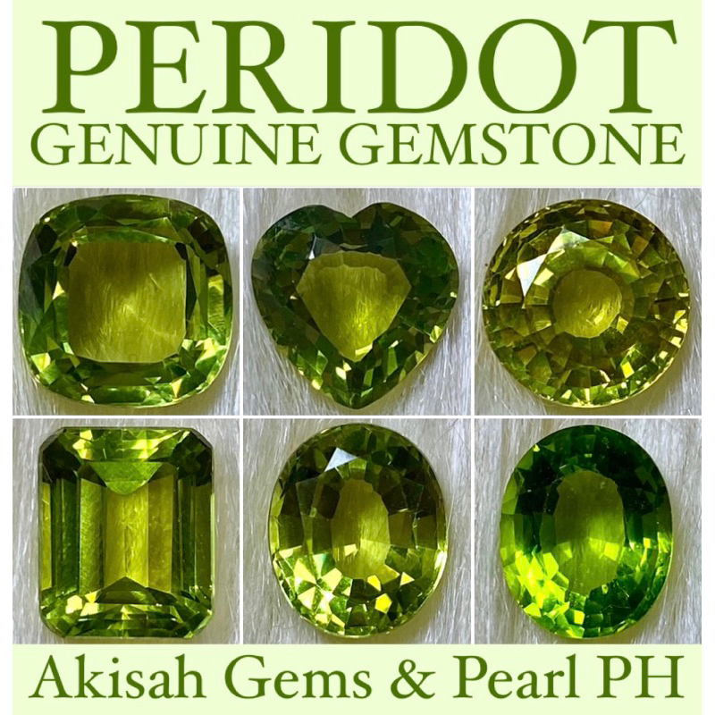 PERIDOT(BRAZIL) - GENUINE GEMSTONE. GRADE AAA. LOOSE STONE ONLY ...