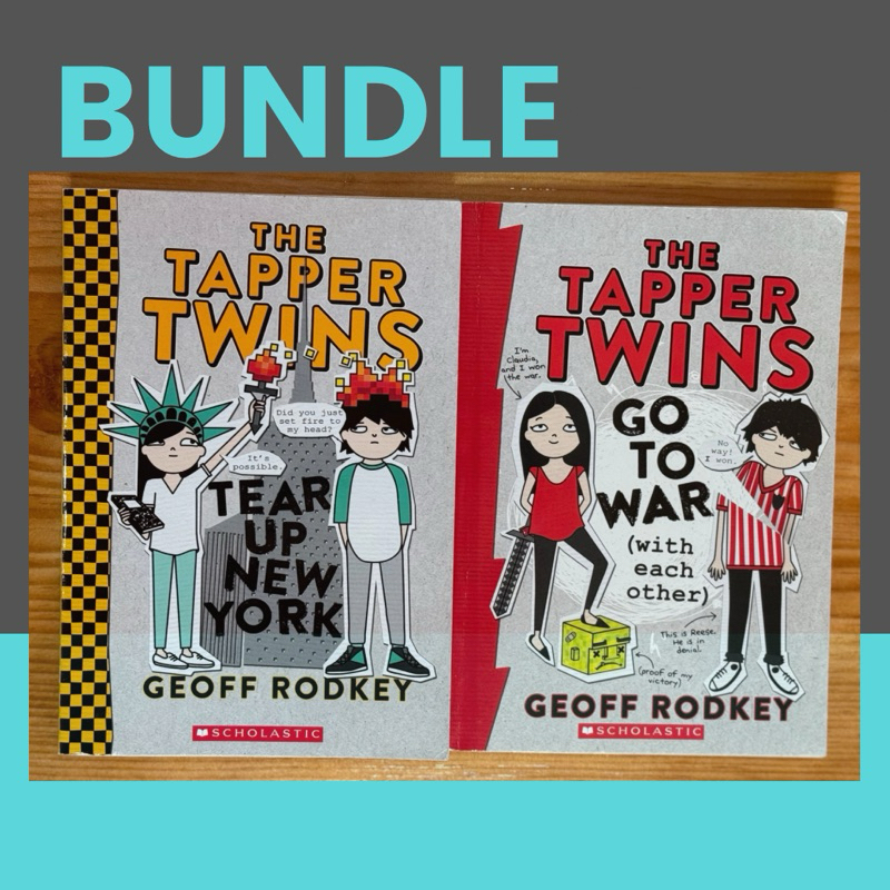 Bundle The Tapper Twins by Geoff Rodkey Series Books 2 Books Teen ...