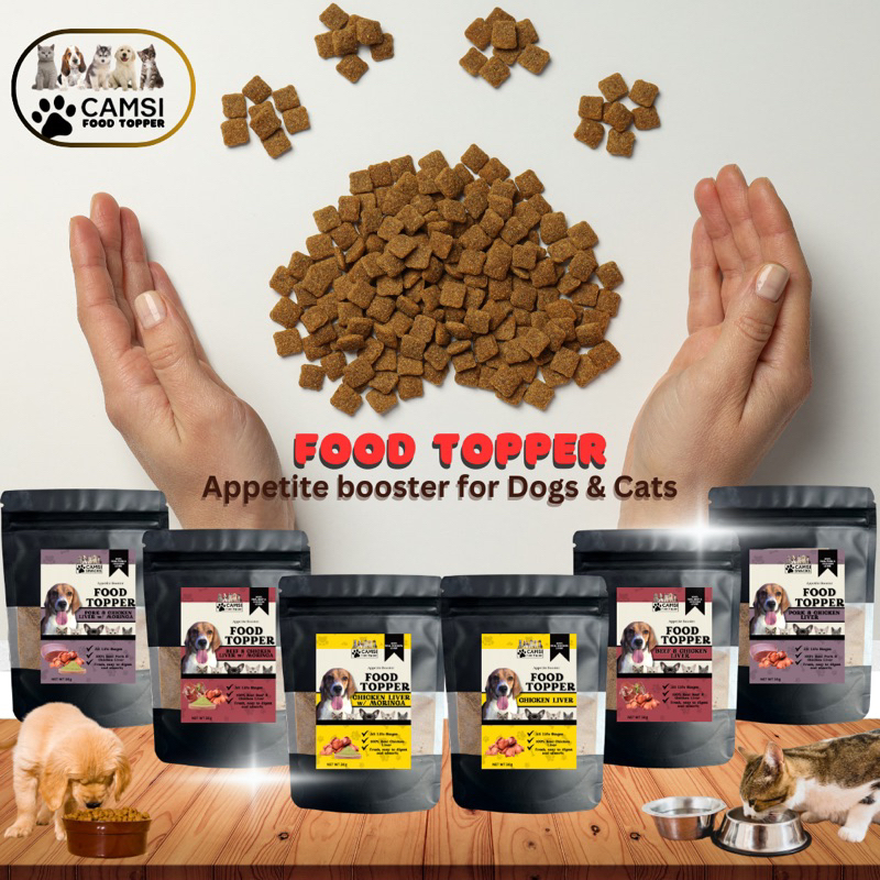 CAMSI Food Topper Appetite Booster for Dogs & Cats for All Stages ...