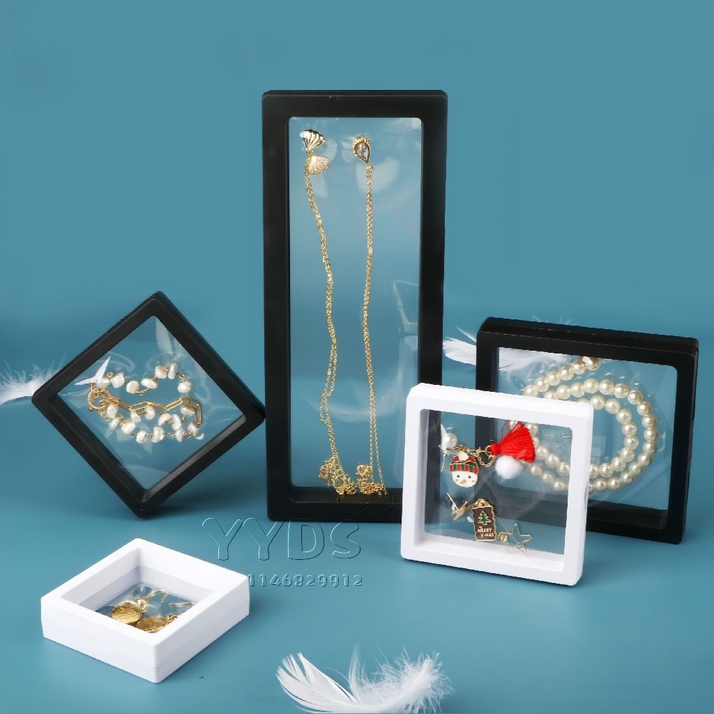 PE Membrane 3D Floating Frame Display Jewelry Frame Full Suspension ...