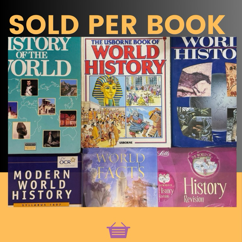 Assorted History of the World, World Facts Reference Non Fiction Books ...