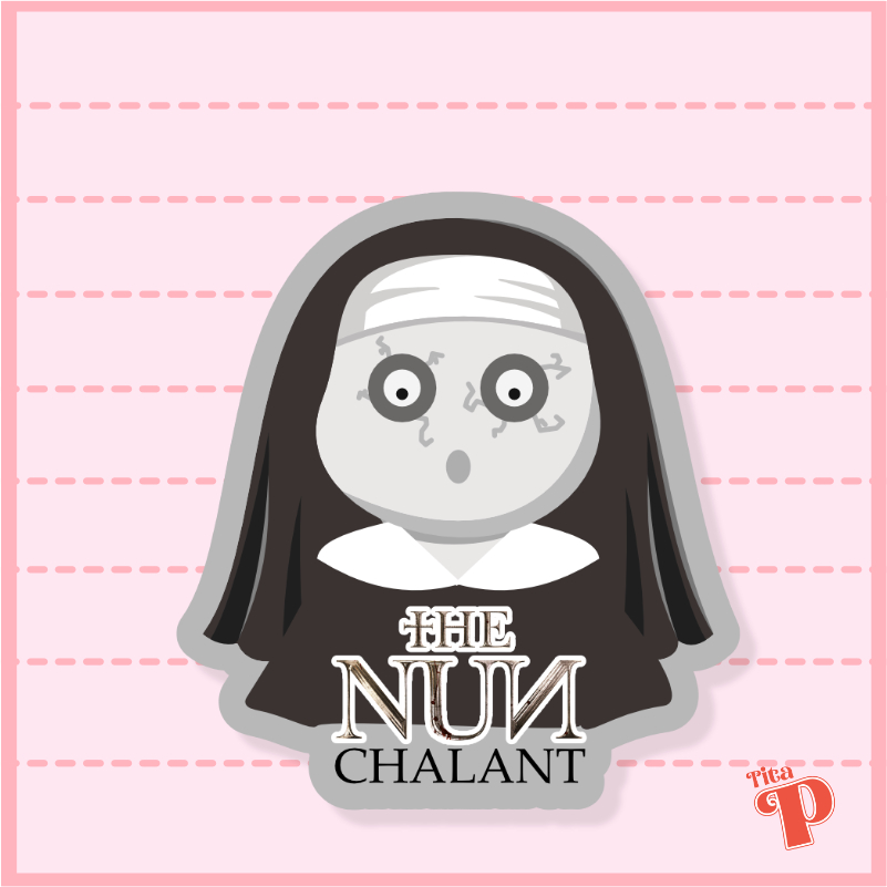 the nunchalant - nonchalant pun - waterproof vinyl sticker | Shopee ...