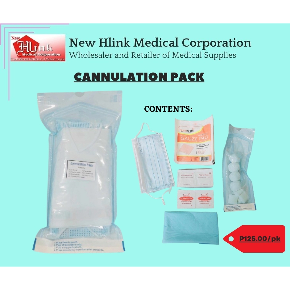CANNULATION PACK / CPACK / DIALYSIS PACK / DIALYSIS CUSTOMIZED PACK | Shopee Philippines