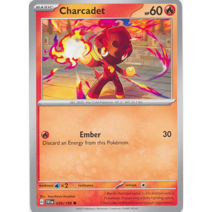 Charcadet - 039/198 - SV01: Scarlet & Violet Base Set (SV1) - Pokemon ...
