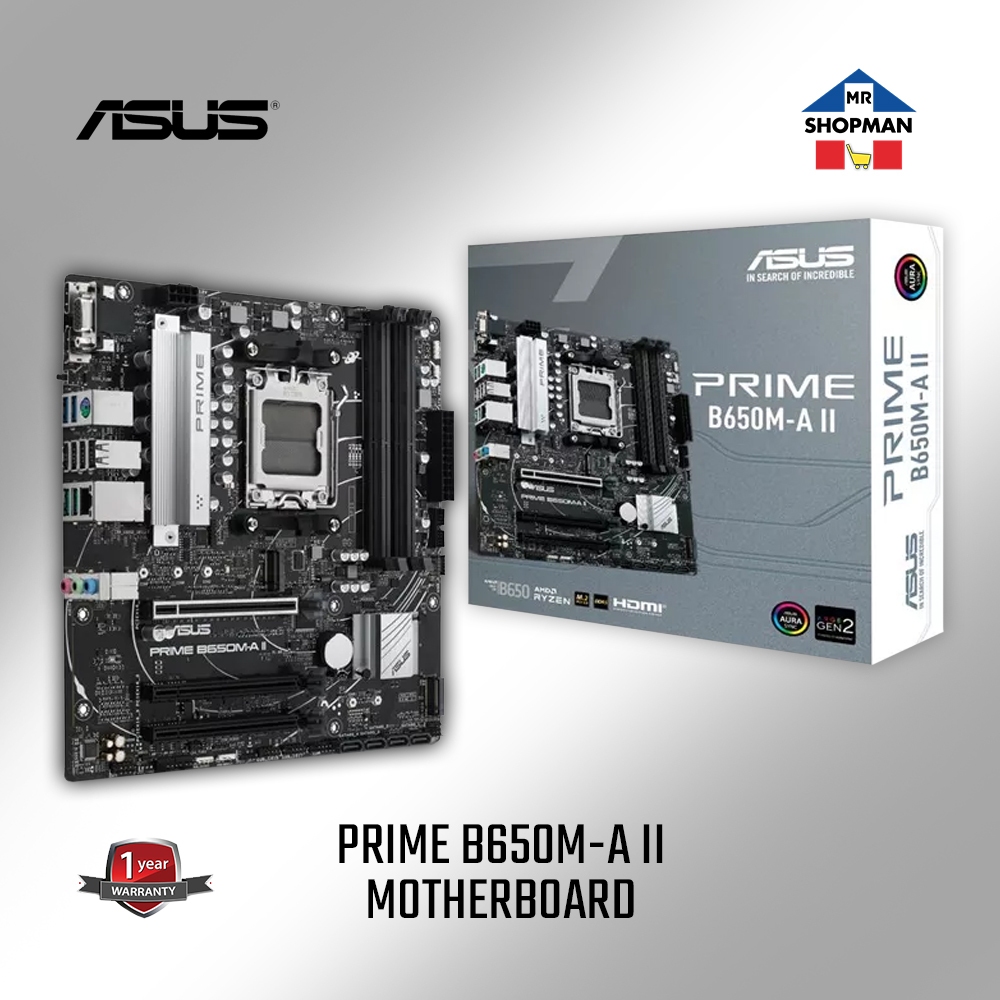 Asus Prime B650M A II DDR5 AM5 Motherboard | Shopee Philippines