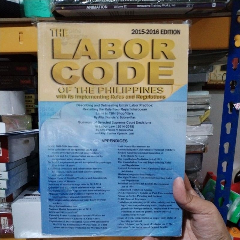 THE LABOR CODE OF THE PHILIPPINES WITH ITS IMPLEMENTING RULES AND ...