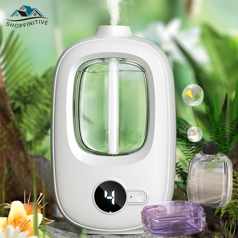 Digital Display Rechargeable Fragrance Machine Air Freshener Aromatherapy Essential oil Diffuser ...