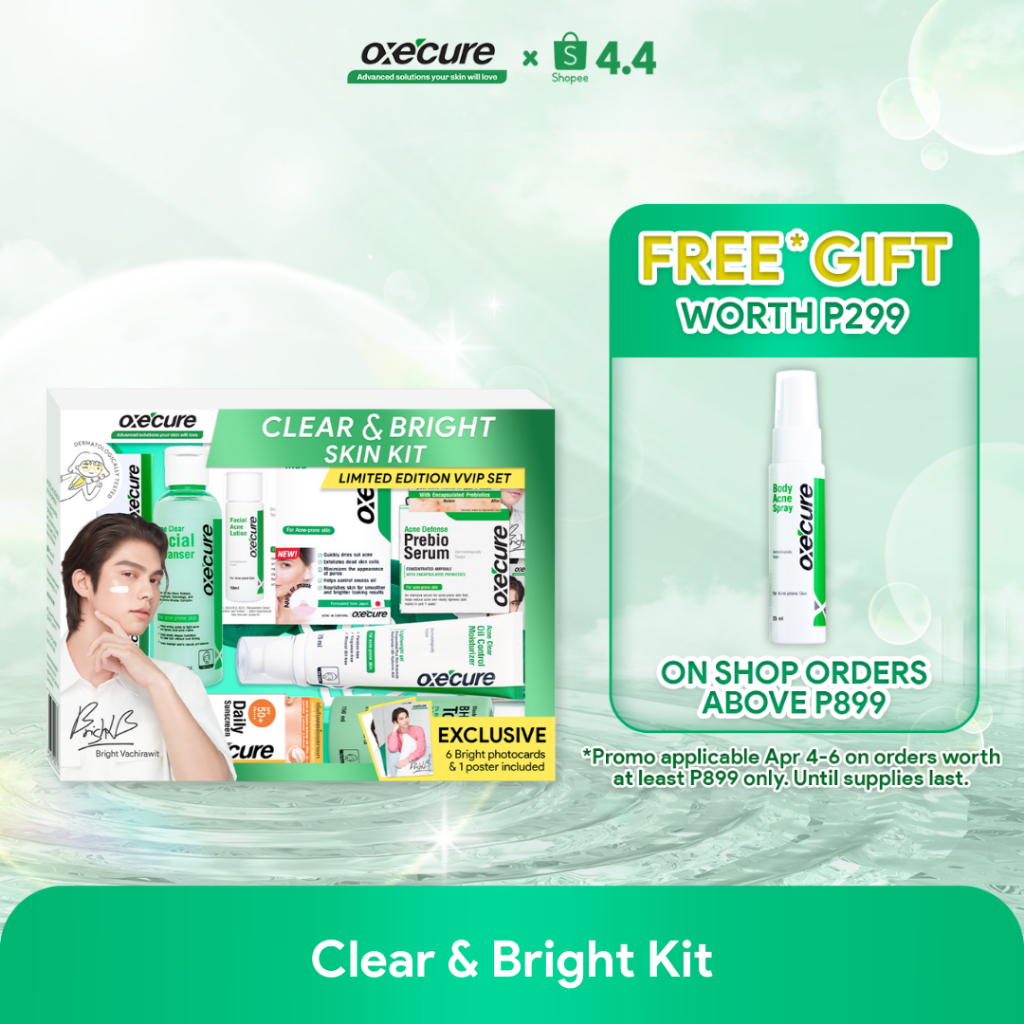 OXECURE Clear and Bright Kit (Limited Edition) | Shopee Philippines
