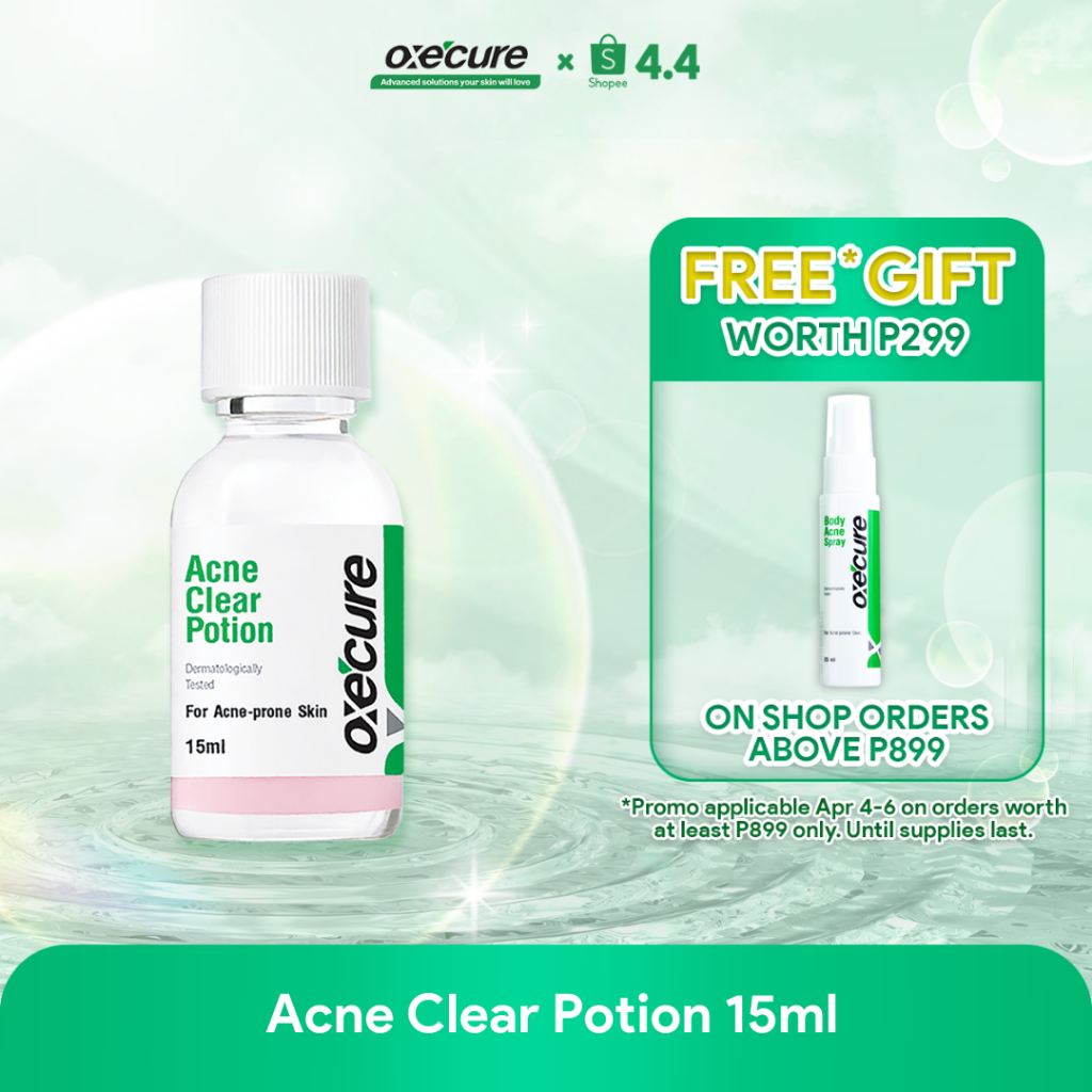 OXECURE 2% Salicylic Acid Acne Clear Potion 15ml | Shopee Philippines